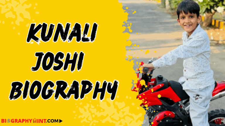 Kunali Joshi Age, Height, Family, Wiki, Biography, More